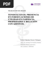 Tipos de Tensoactivos | PDF | Sustancias químicas | Química