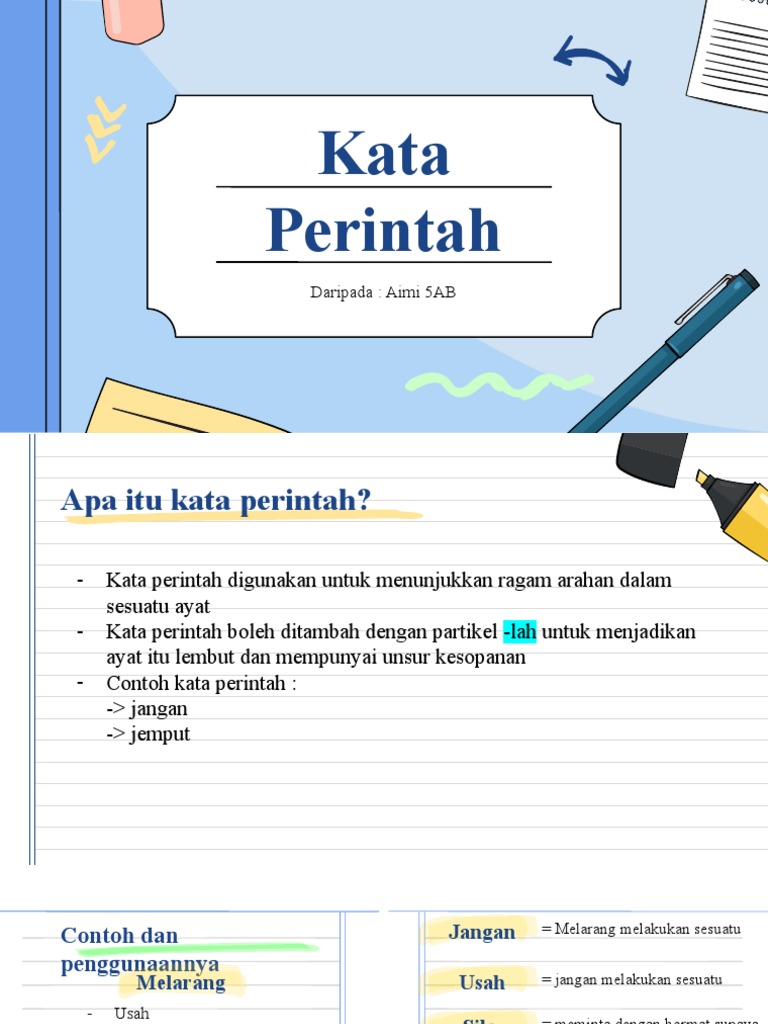 Panduan Lengkap Kata Perintah | PDF | Karier & Perkembangan | Seni ...