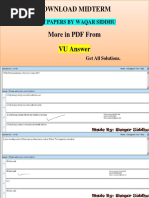 CS201 Final Term Solved Papers | PDF | Pointer (Computer Programming) | Subroutine
