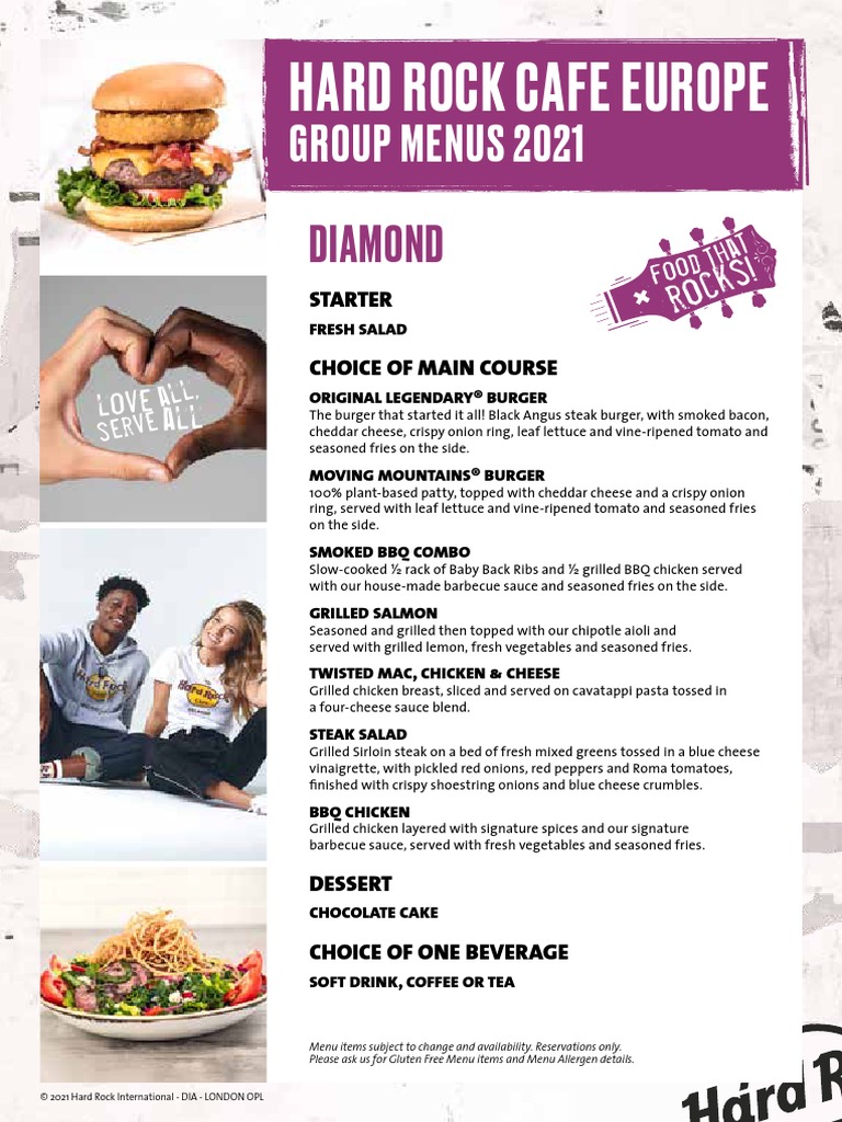 Menu Diamond | PDF | Hamburgers | Menu