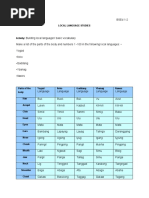 Mga Bilang 1-100 Tagalog With Symbol and Pronunciation | PDF