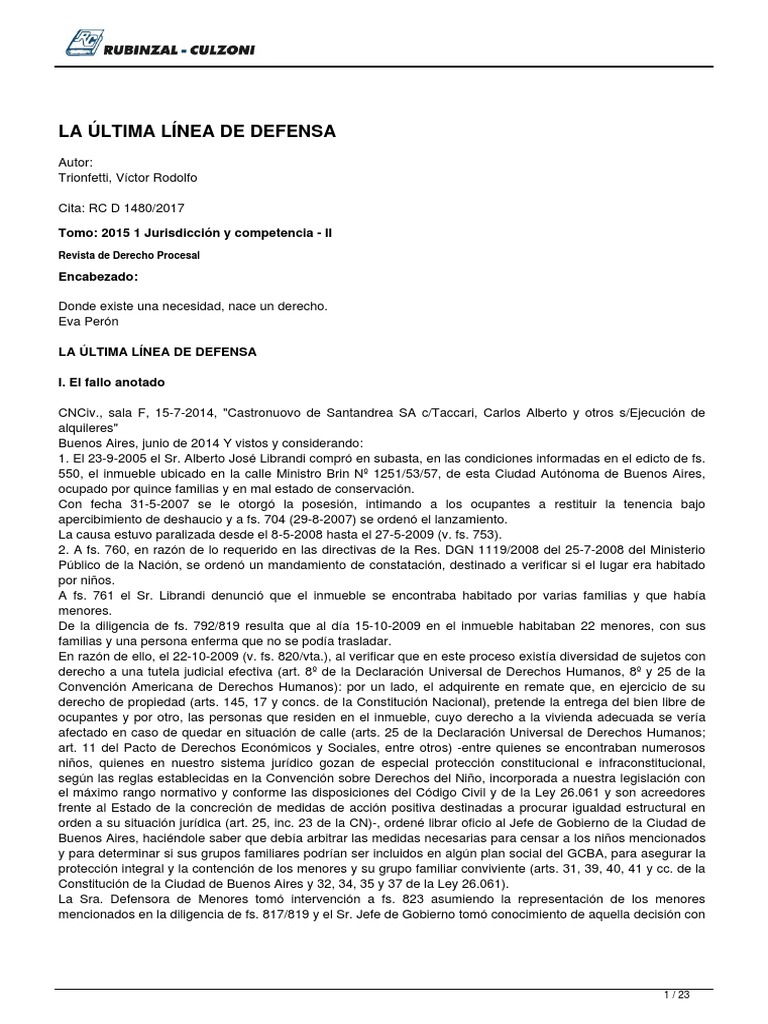 La Última Linea de Defesa | PDF | Principios éticos | Justicia