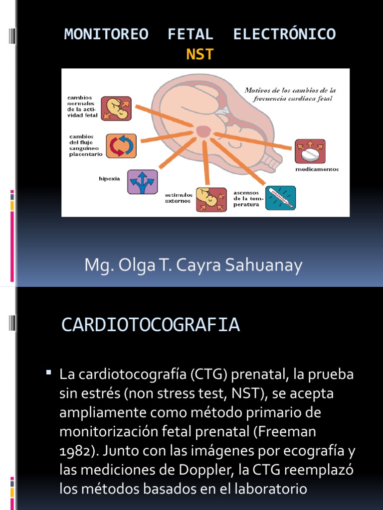 Clase 9 - Clase 10 NST, CST - 06!12!18 | PDF | El embarazo | Parto