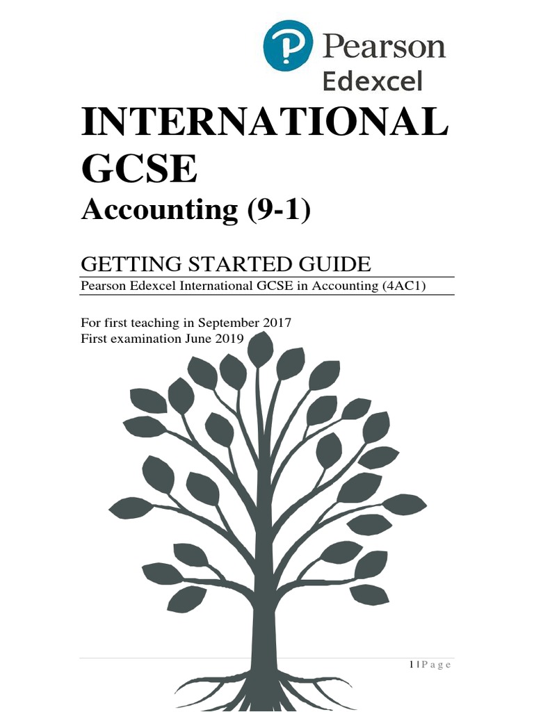 International Gcse Accounting GSG | PDF | Depreciation | Debits And Credits