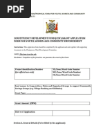 CDF 2025 Grant Application Form | PDF