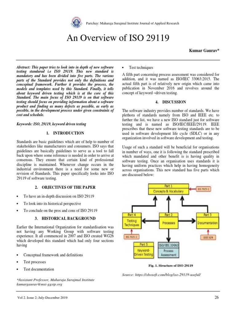 Overview of ISO 29119 Software Testing | PDF | Software Testing | Business