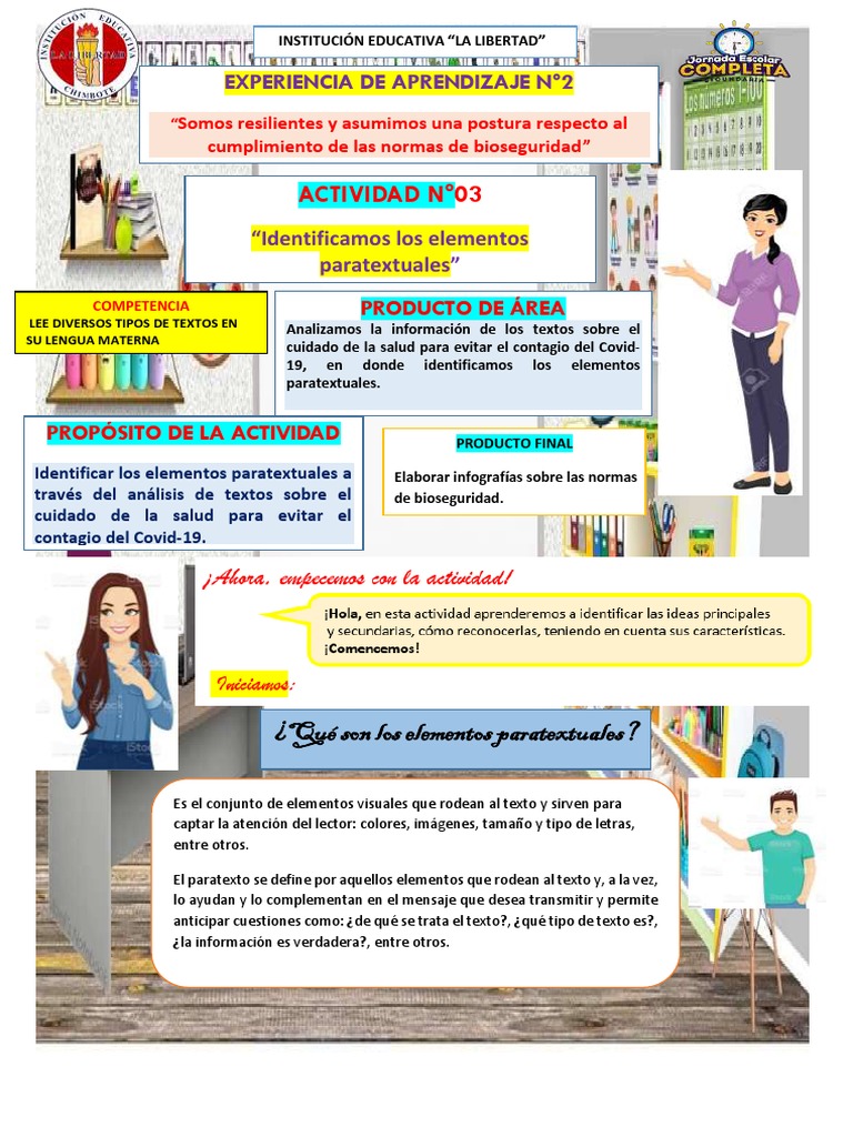 Ficha Elementos Paratextuales | PDF