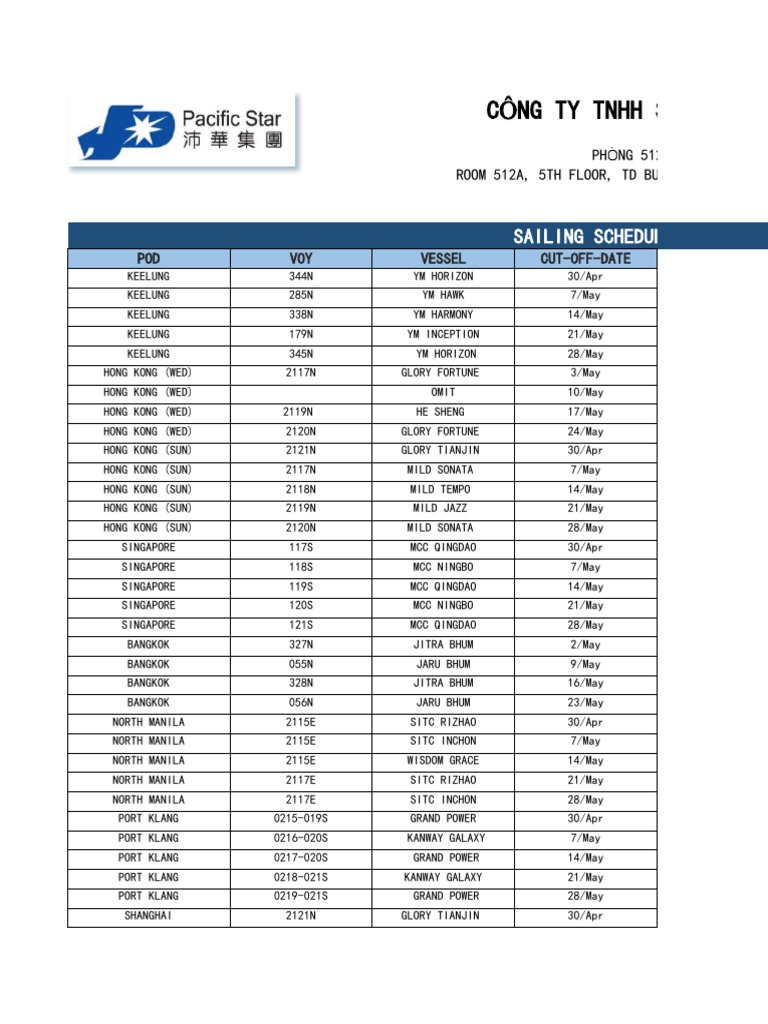 C Ng Ty Tnhh Star Concord (Vi T Nam) - Chi Nh Nh H I Ph Ng Ô Ệ Á Ả Ò | PDF