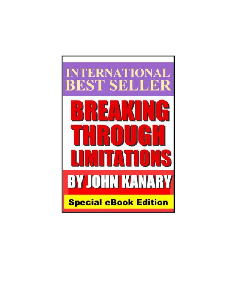 Breaking Through Limitations | PDF