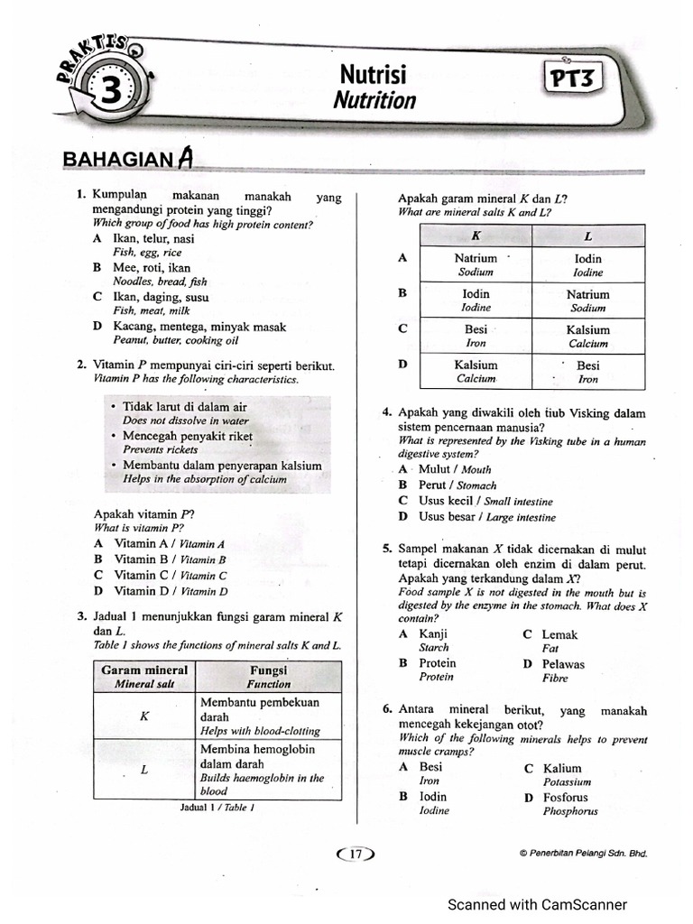 Form 2 Science Chapter 3 | PDF