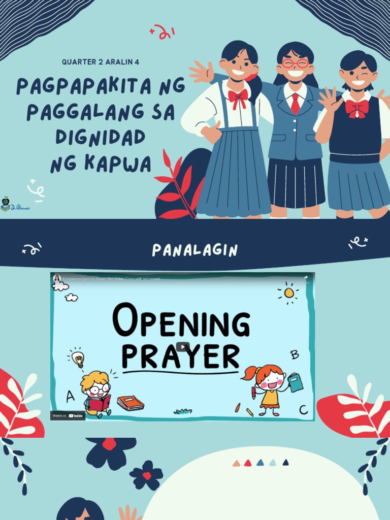 Q2 Aralin 4 Pagpapakita NG Paggalang Sa Dignidad NG Kapwa | PDF
