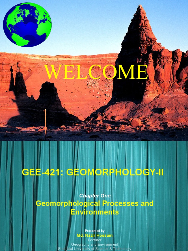 Introductionto Geomorphic Process | PDF | Geomorphology | Erosion