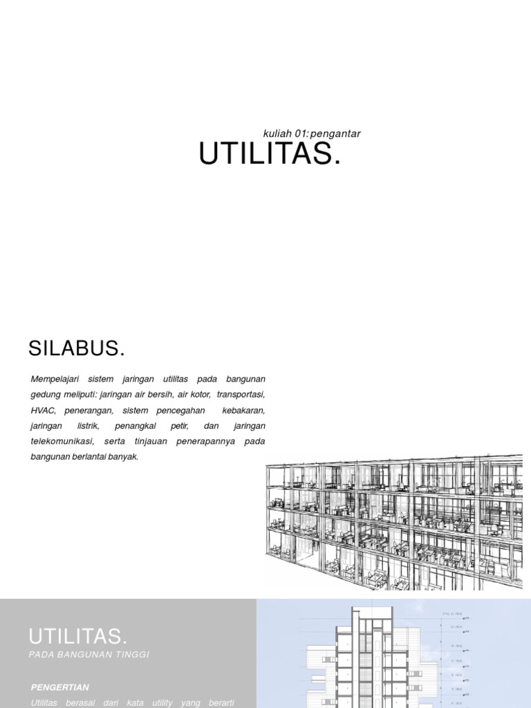 Utilitas Kuliah 1 Pengantar | PDF