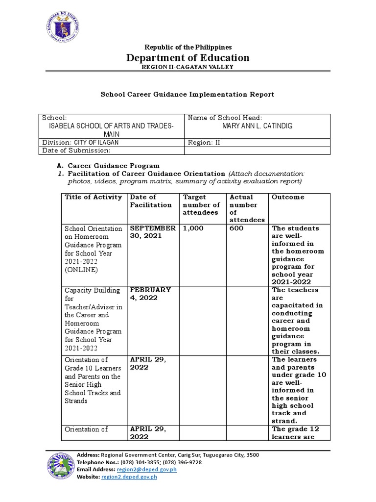 CGP-Template-for-School.doc | PDF | Teachers | Education Theory