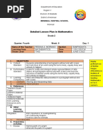 Detailed Lesson Plan in Math 2 - Sample | PDF | Rectangle | Area