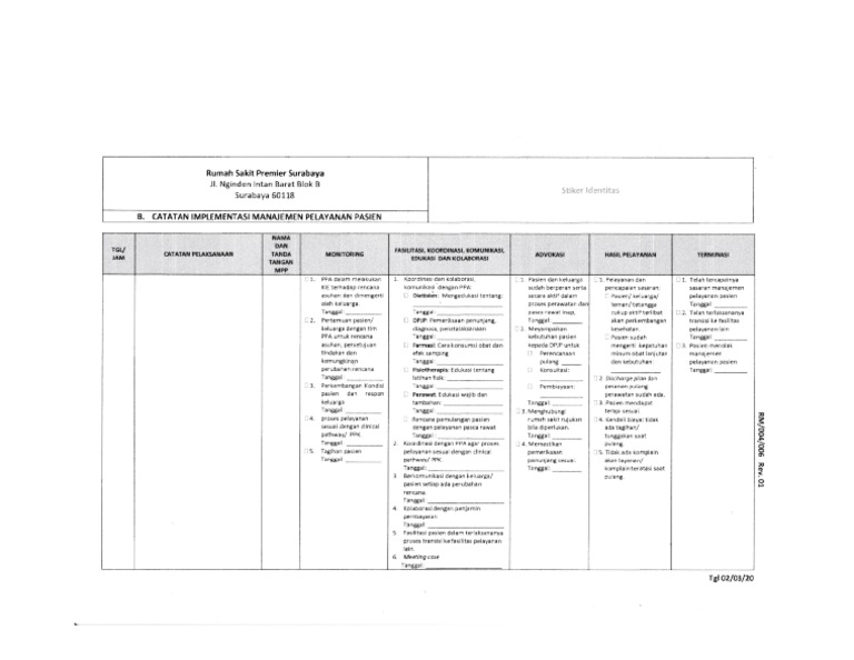 Form B MPP | PDF