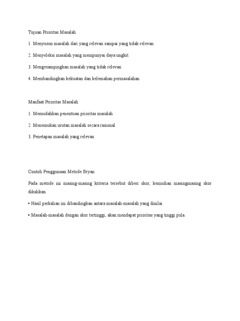 Tujuan, Manfaat, Brainwriting, Brainstroming, Contoh Reinke, Bryan | PDF