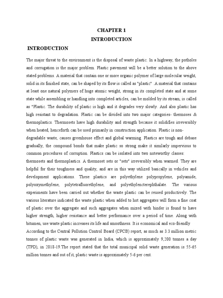 Plastic Waste in Road Construction Solutions | PDF | Polyethylene | Asphalt