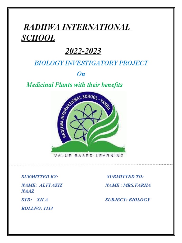 Radhwa International School | PDF | Soybean | Cancer