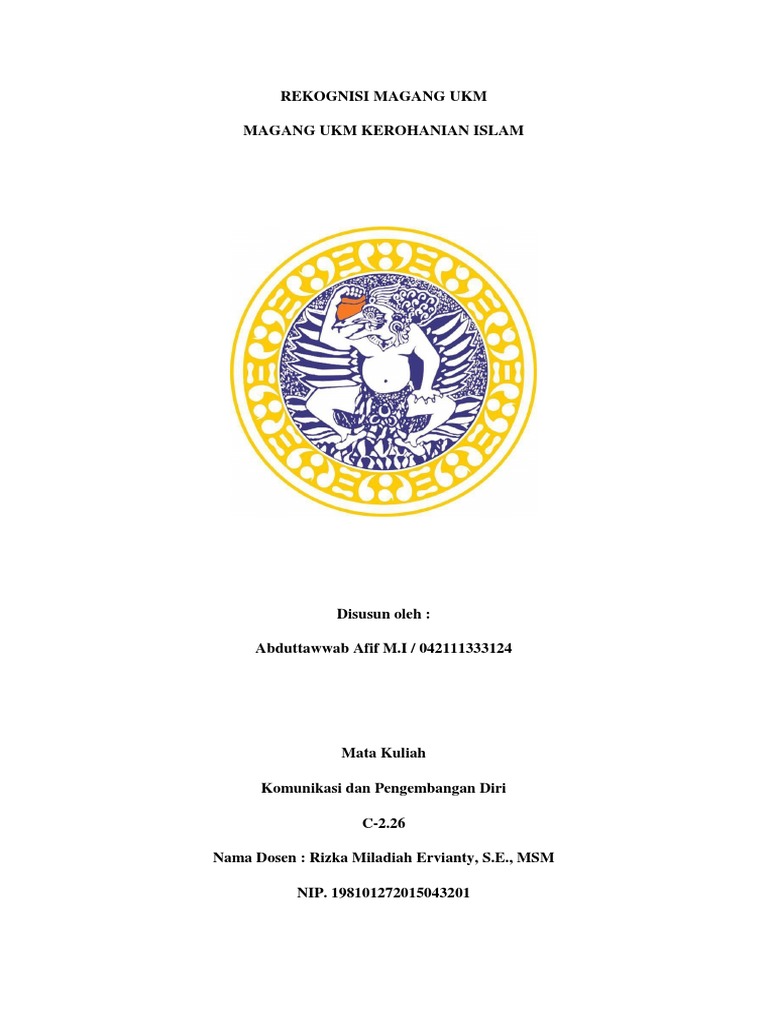 Rekognisi Magang UKM | PDF