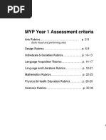Criterion A: Knowing and Understanding: Arts Assessment Criteria: Year ...