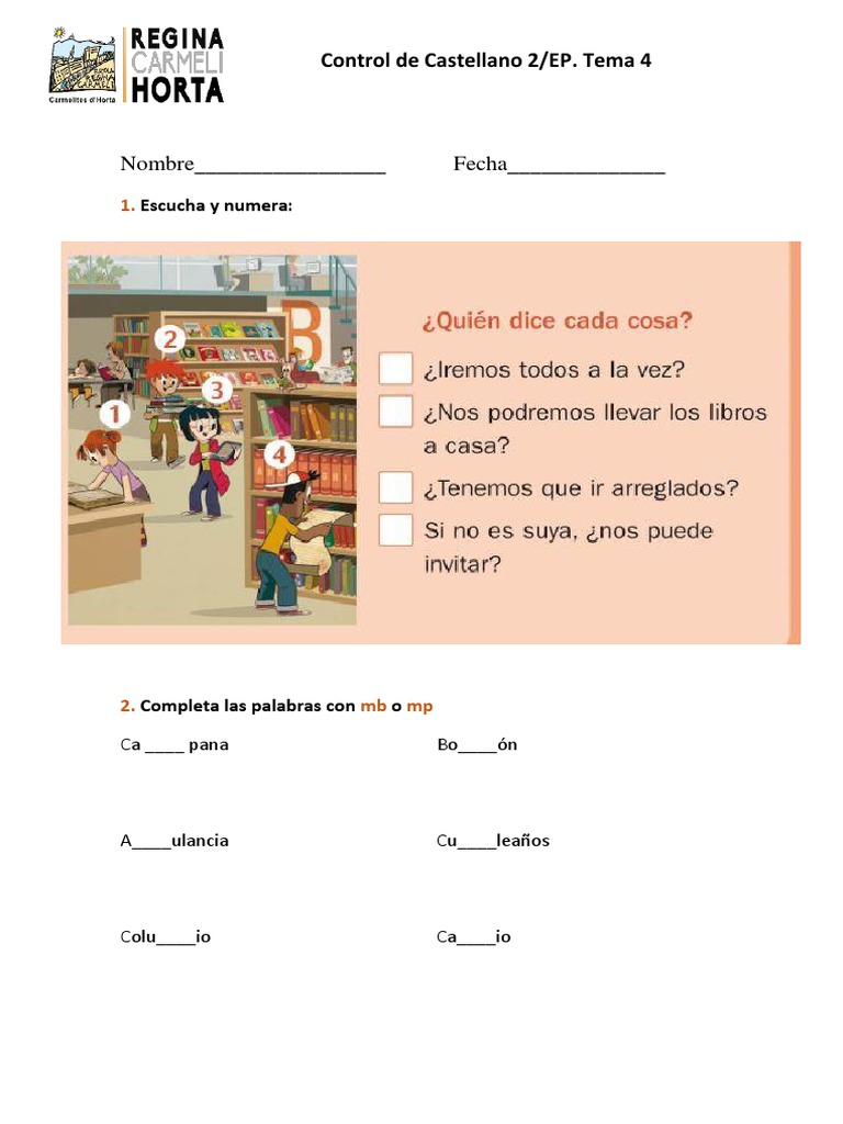 Control Tema 4 | PDF