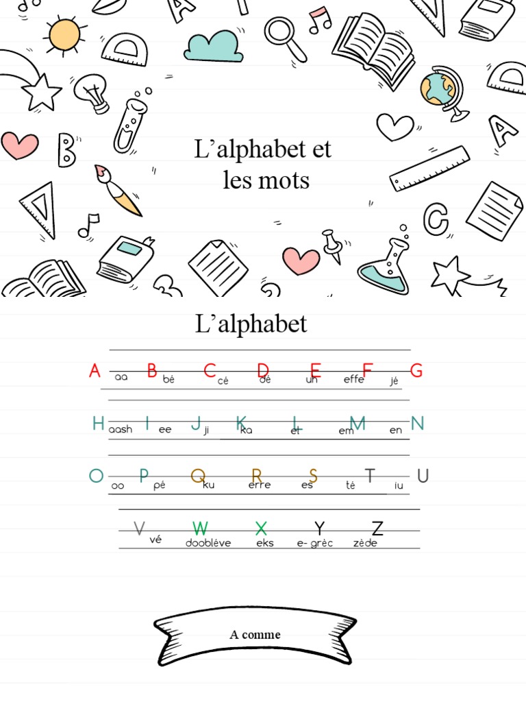Alphabets Et Les Mots | PDF | Organismes