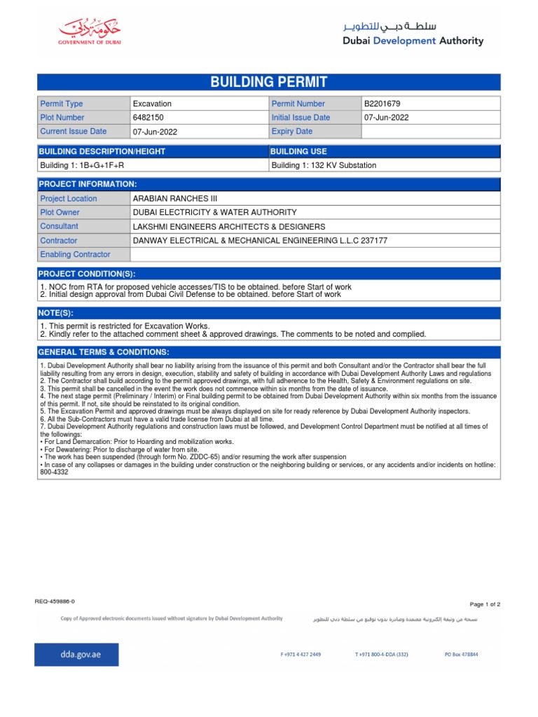 Building Permit: Permit Type Permit Number Plot Number Initial Issue ...
