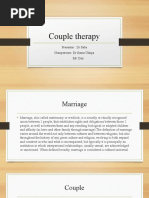 Couples Therapy Intake Assessment | PDF | Psychotherapy | Therapy