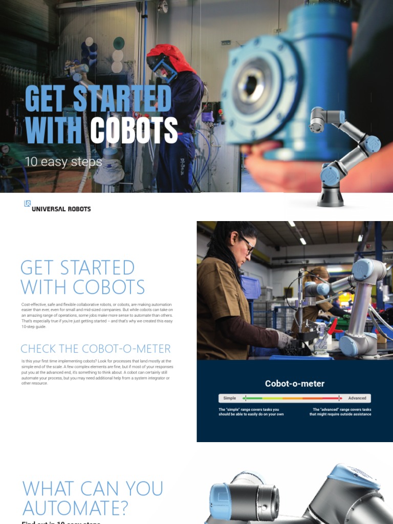 UR Ebook1 Get Started With Cobots E | Download Free PDF | Robot | Robotics