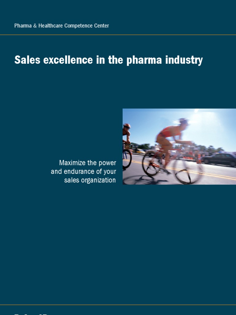 Sales Excellence in Pharma Industry | PDF | Strategic Management | Sales