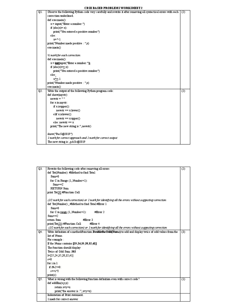 Assignment Functions In Python Pdf Parameter Computer Programming Computer Engineering