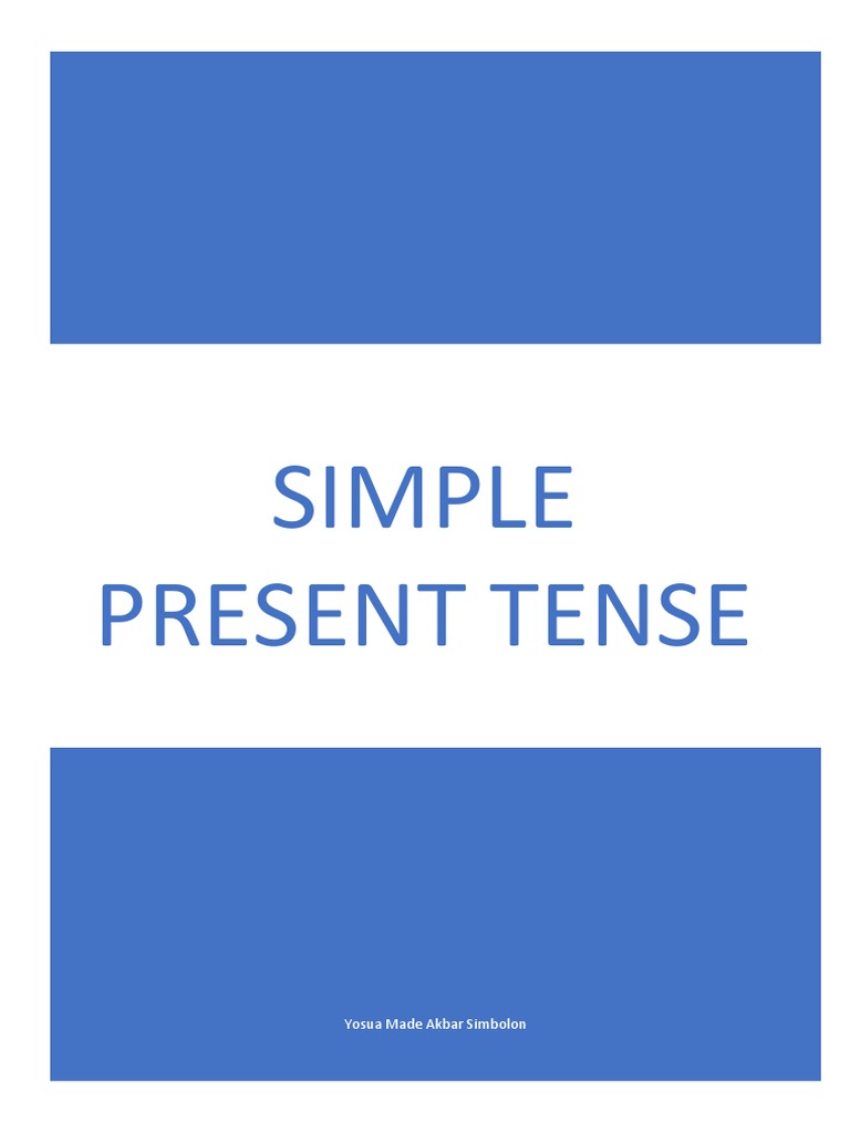 Panduan Lengkap Simple Present Tense | PDF