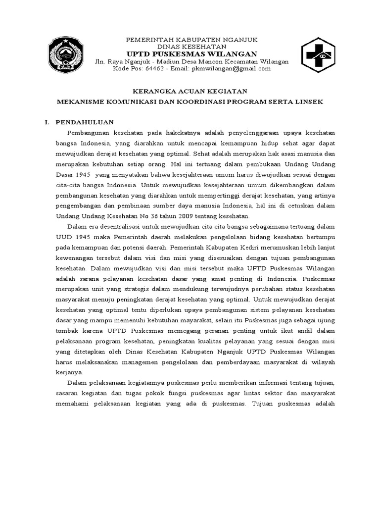 5.1.3. B KAK Sosialisasi Dan Komunikasi Linprog | PDF