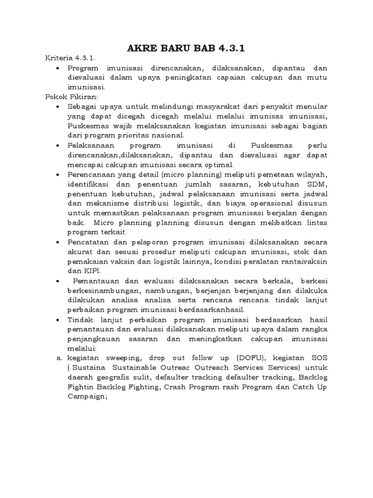 Akre Baru Bab 4.3.1 | PDF