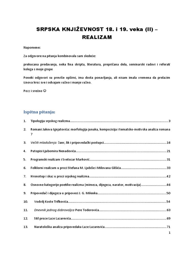 REALIZAM - Moja Skripta-1 | PDF