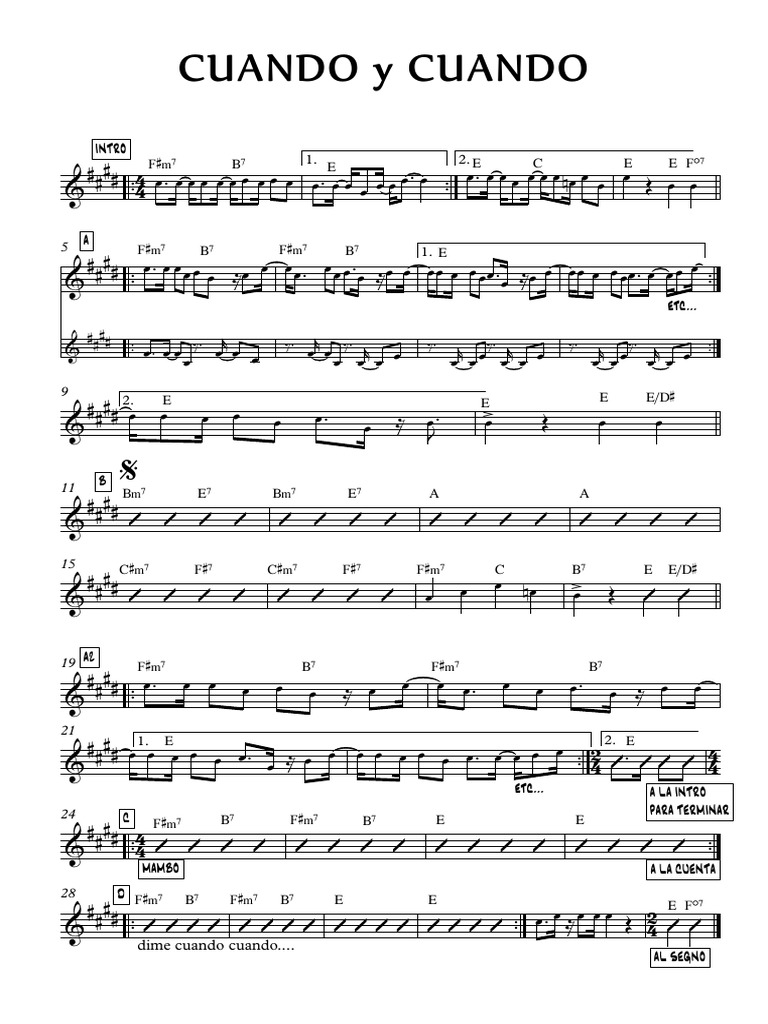 Cuando y Cuando | PDF