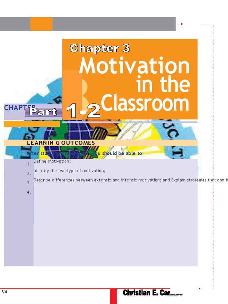 MODULE 3 PART 1 2 Motivation in The Classroom | PDF | Motivational ...