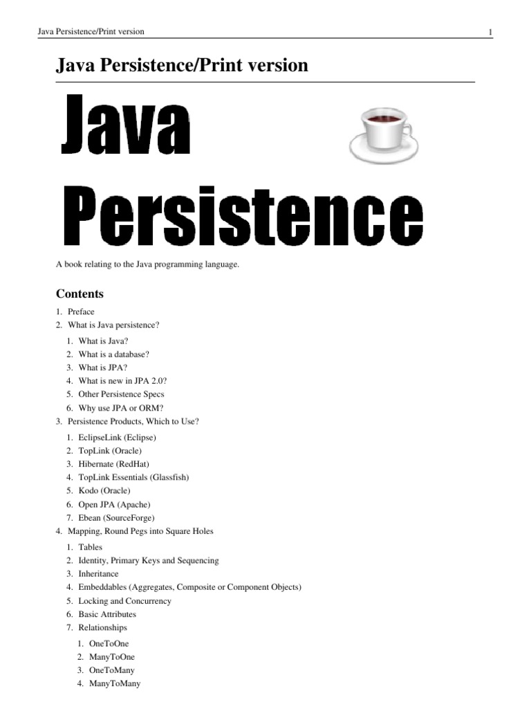 Java Persistance | PDF | Databases | Enterprise Java Beans