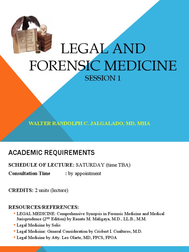 Session 1 On Intro To Legal and Forensic Medicine | PDF | Witness ...