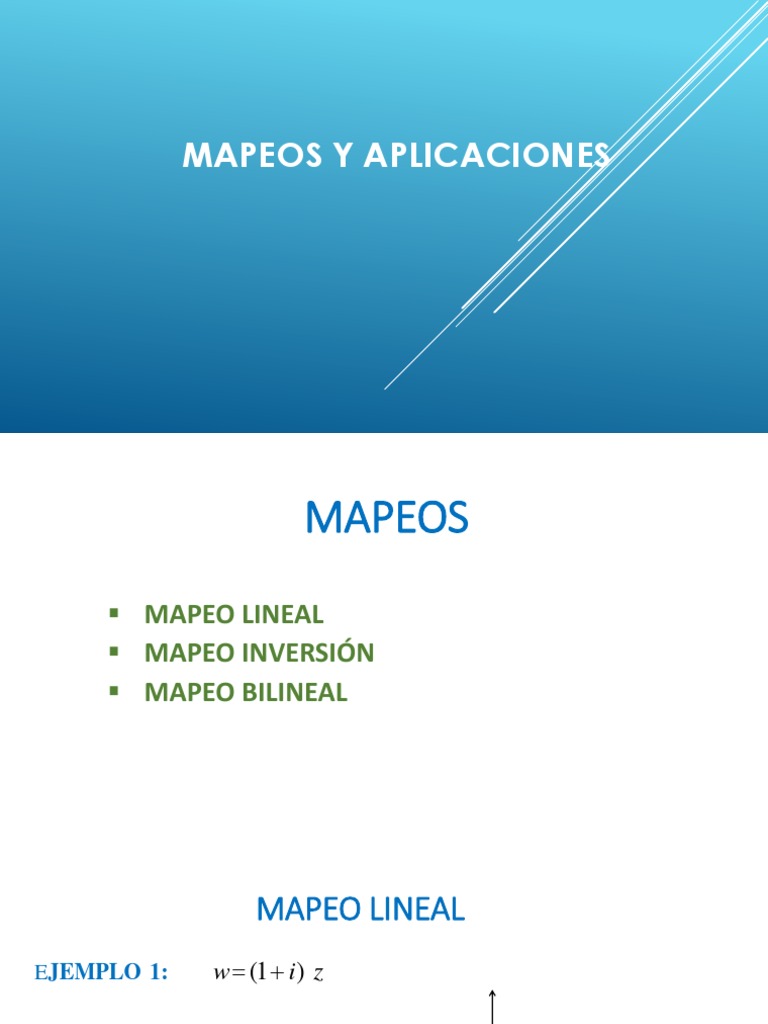 Mapeo Lineal: Ejemplos y Soluciones | PDF | Objetos matemáticos ...
