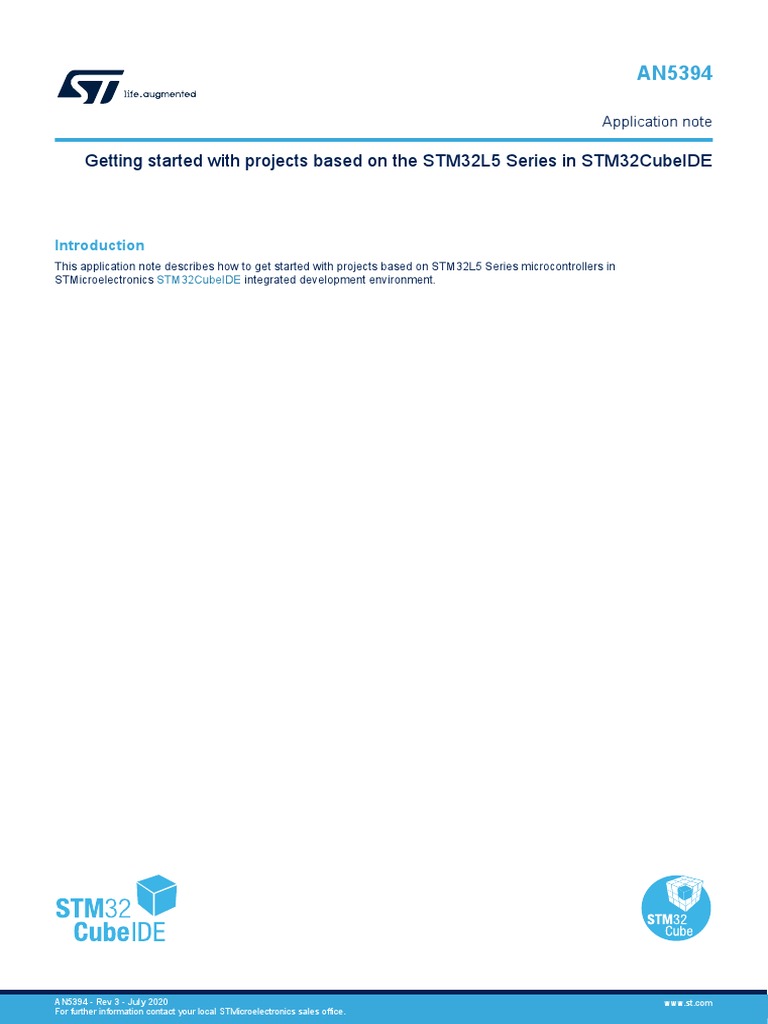 Getting Started With Projects Based On The Stm32L5 Series in ...