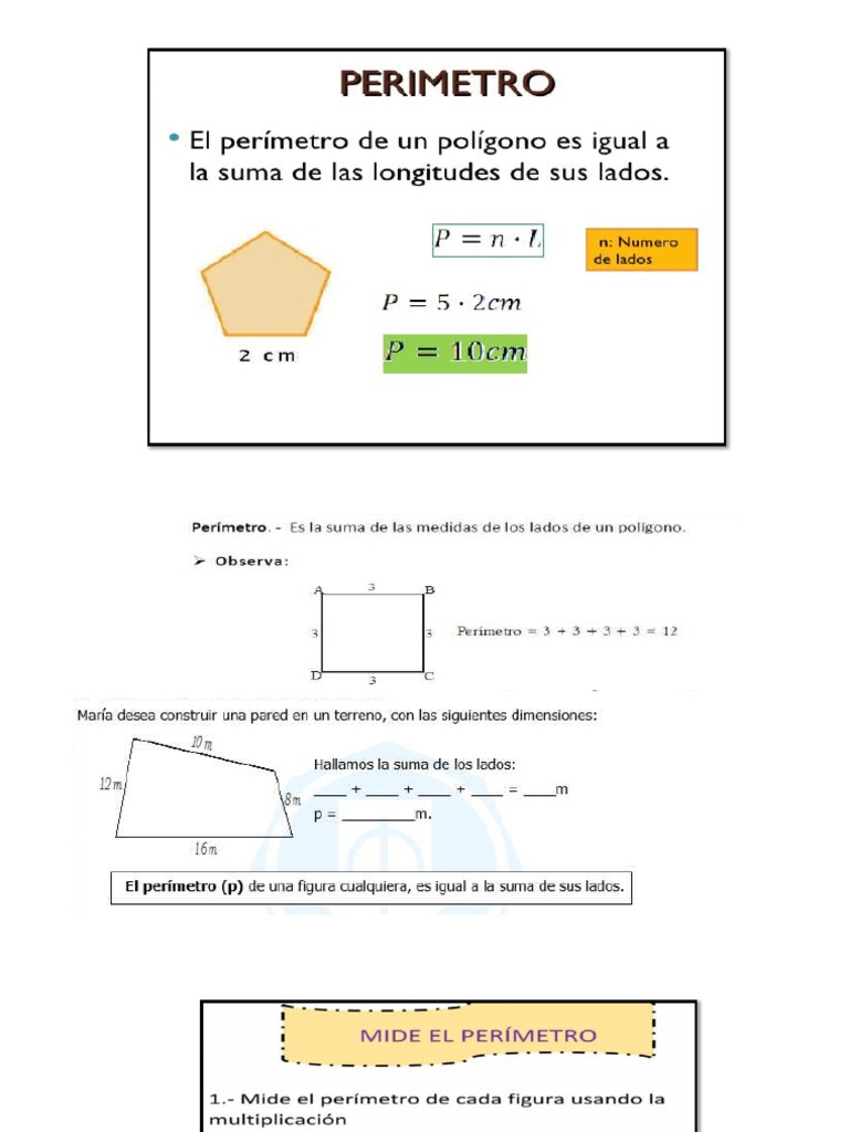 Perimetro de Un Poligono | PDF