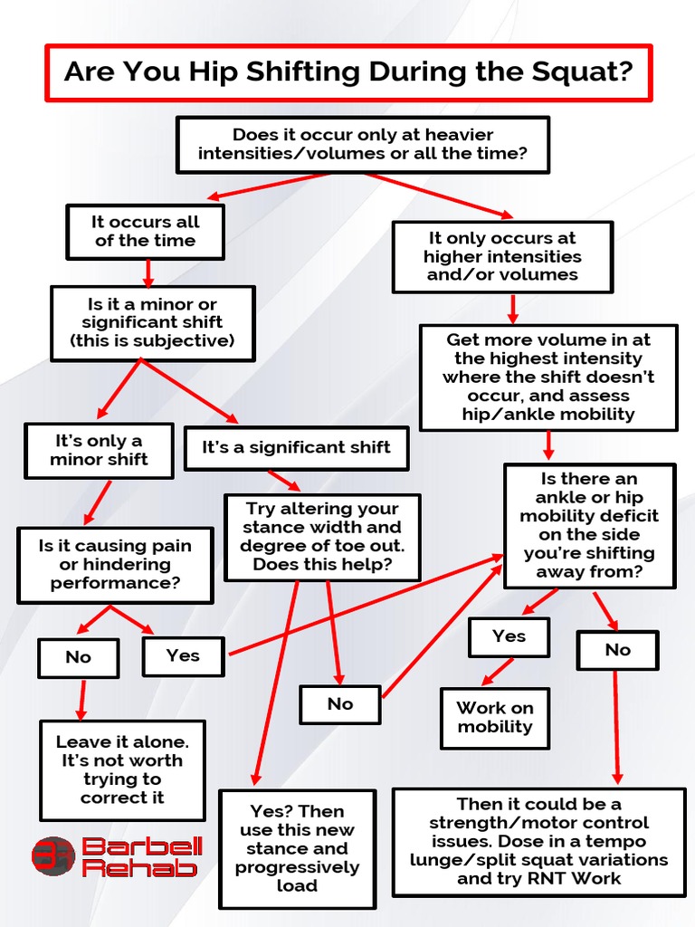Hip Shifting Flow Chart | PDF