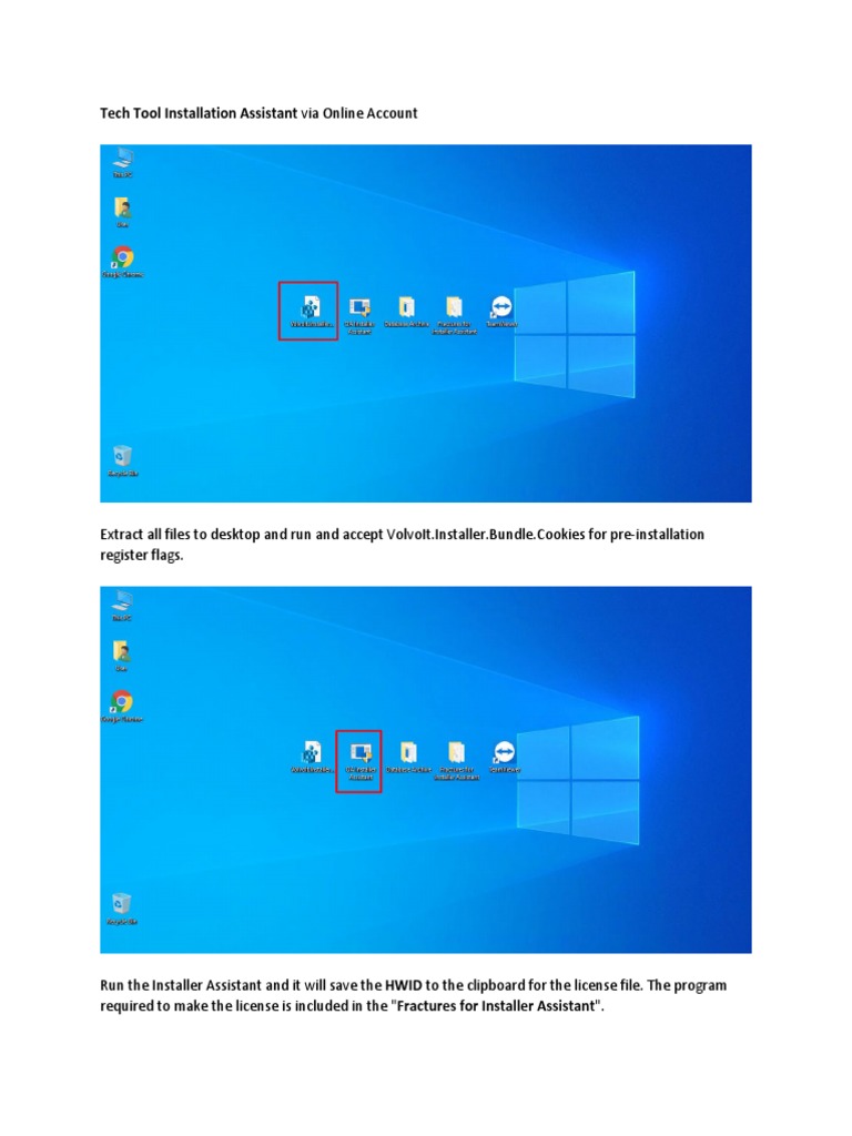 Tech Tool Installation Assistant Via Online Account | PDF | Computers ...