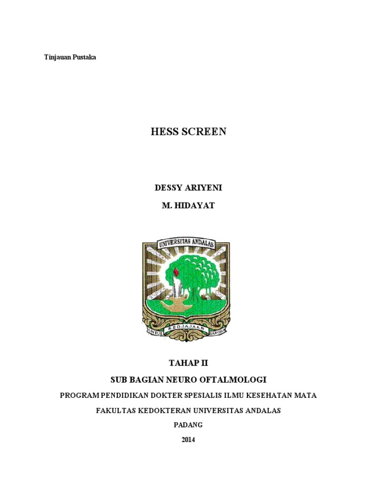 Hess Screen | PDF