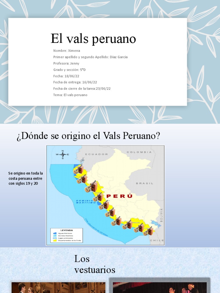 El Vals Peruano | PDF | Arte | Poesía