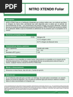 Ficha Tecnica Nitro Xtend XP K S | PDF | Fertilizante | Nutrientes