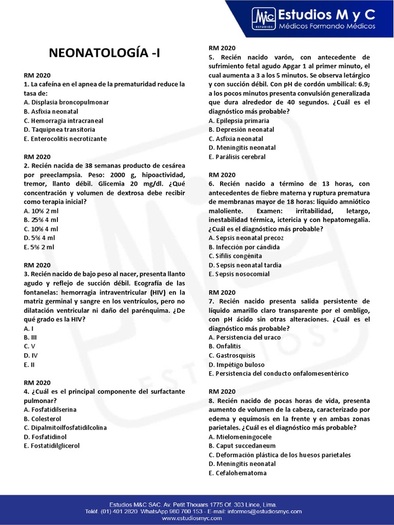 Escala de Rodwell en Neonatología | PDF | Infantes | Parto prematuro