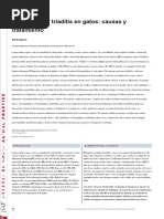 Triaditis Felina: Diagnóstico y Tratamiento | PDF | Inflamación | Páncreas